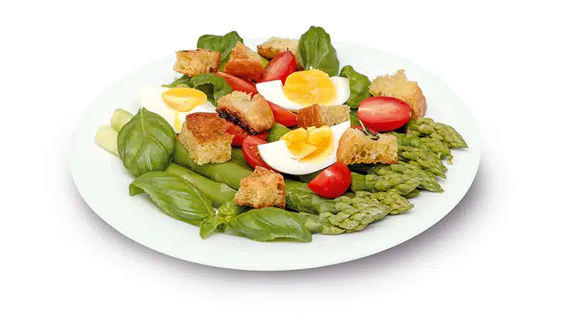 Spargelsalat Mit Brot